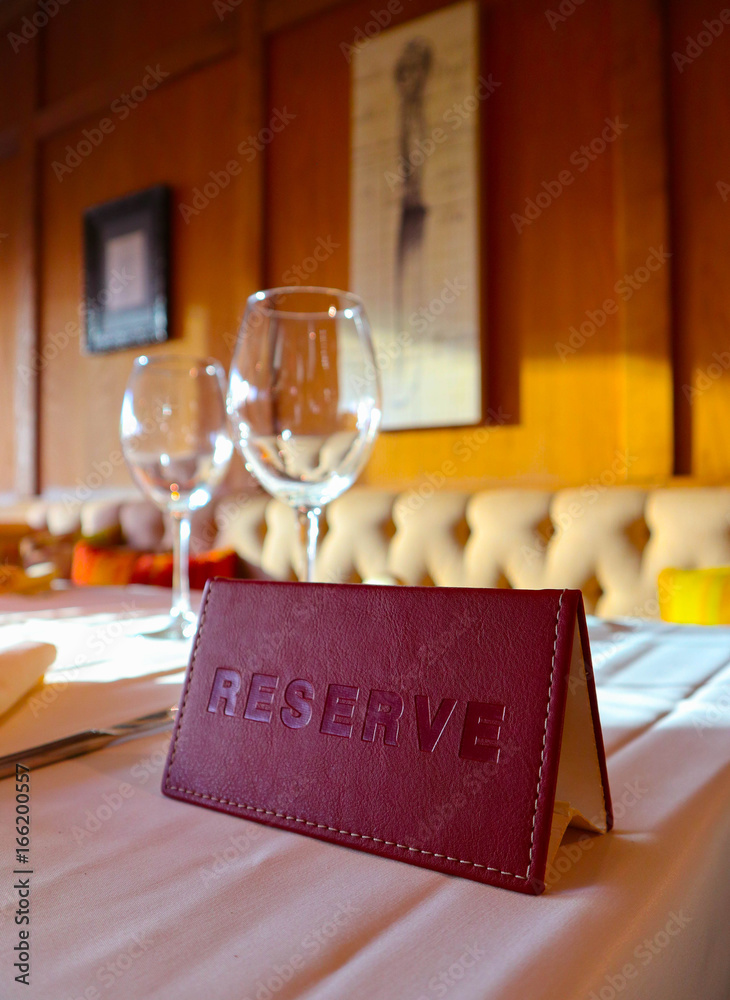 Fancy Restaurant Sign