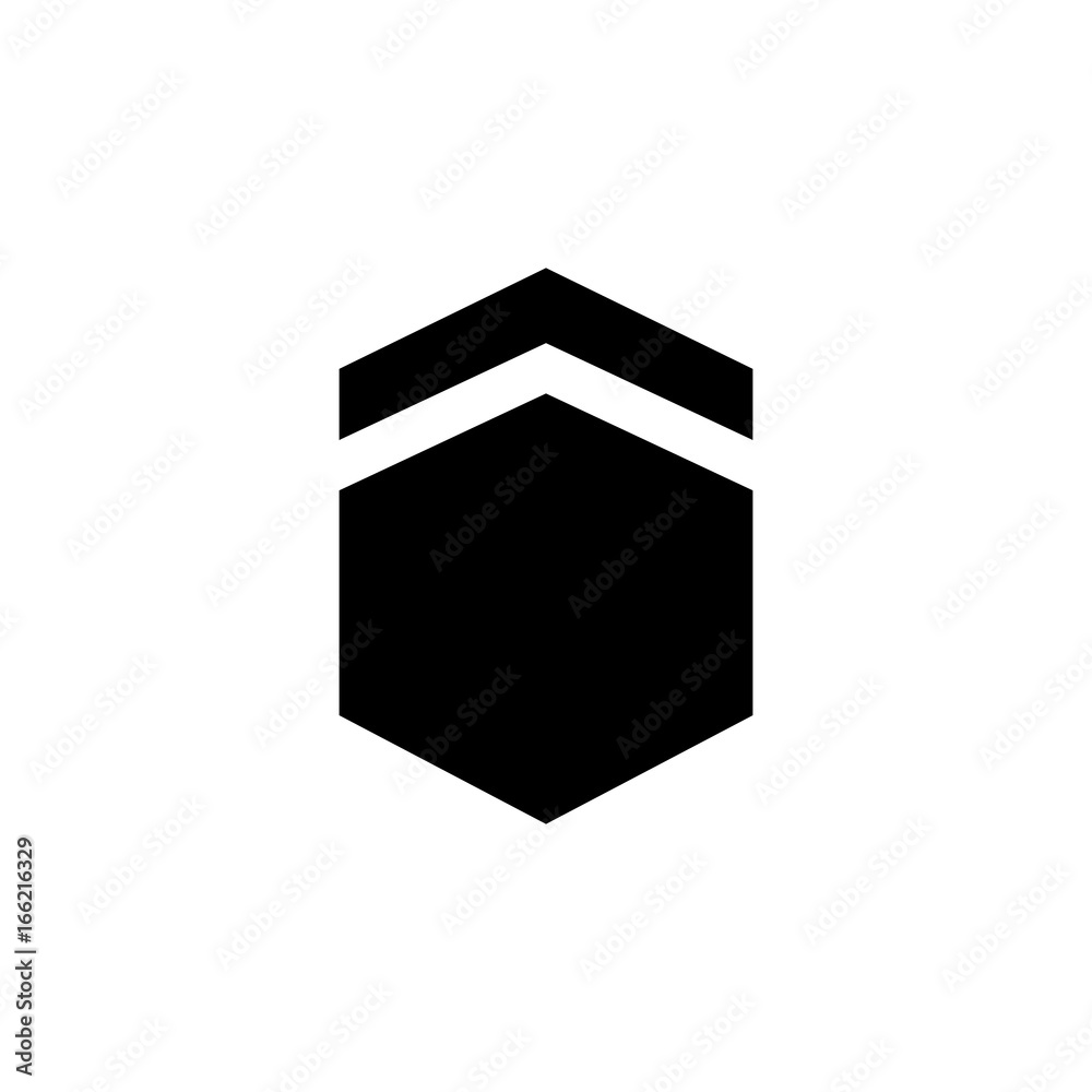 kaaba kabah hajj logo vector Stock Vector | Adobe Stock