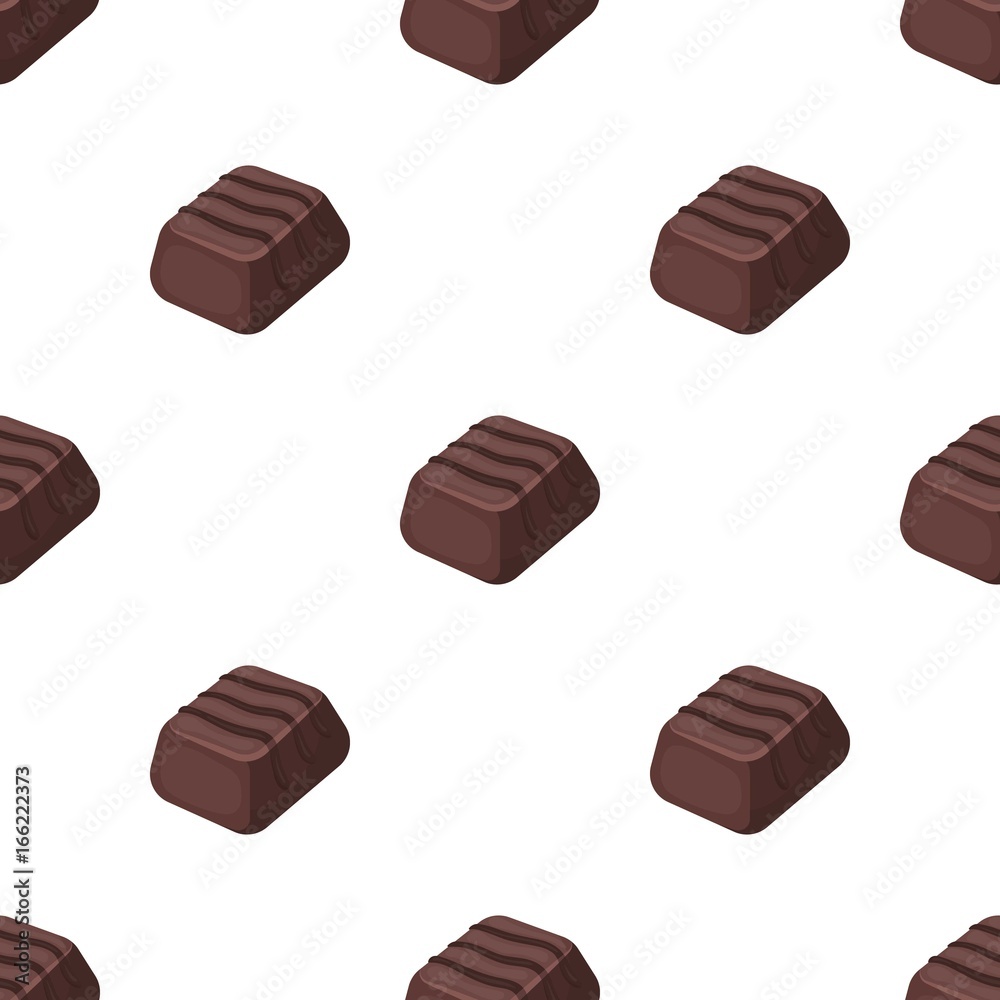 Chocolate candy icon in cartoon style isolated on white background ...
