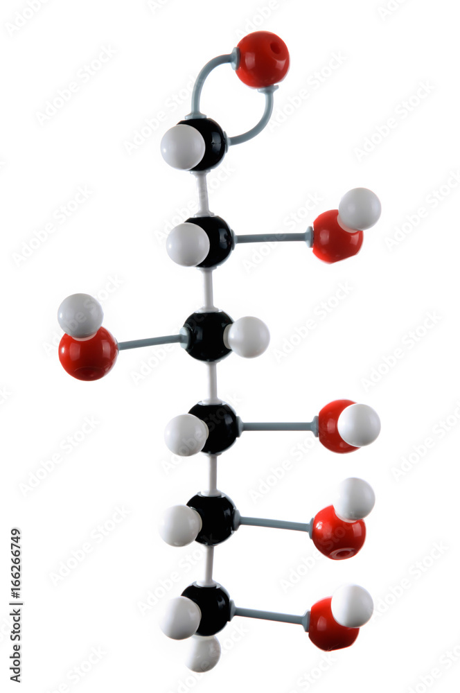 Molecular model of glucose Stock Photo | Adobe Stock