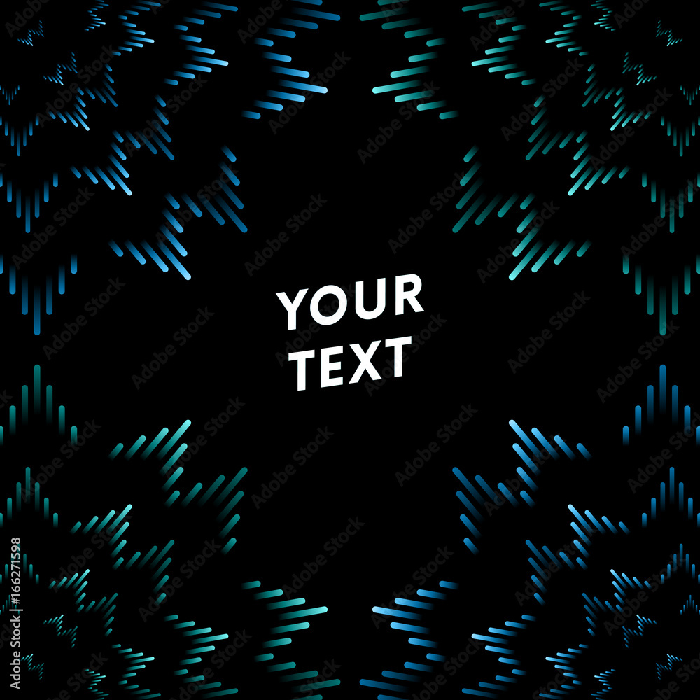 Blue Equalizer Bars