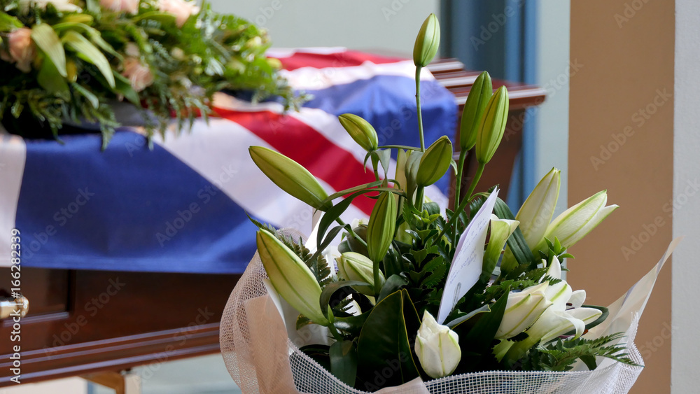funeral casket, coffin burial, farewell the death, goodbye loved one ...