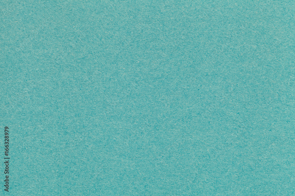 Texture of old turquoise paper closeup. Structure of a dense cardboard ...