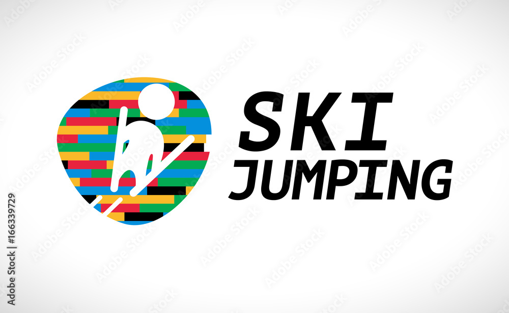 Vector winter sport logo design template Stock Vector | Adobe Stock