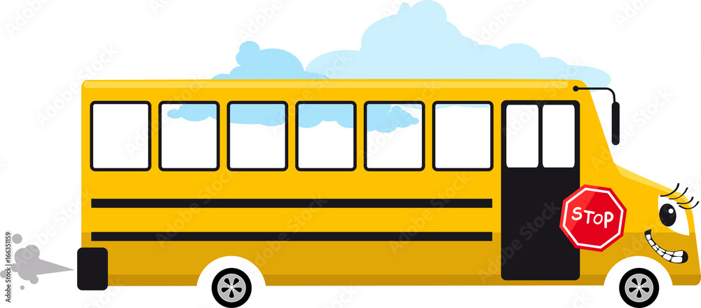 School Bus Stop Sign Clipart