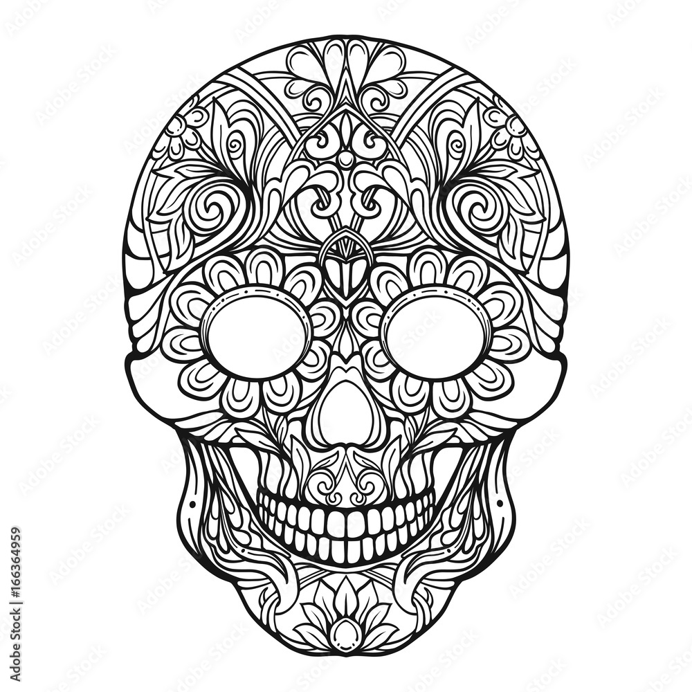 Death Skull Drawing
