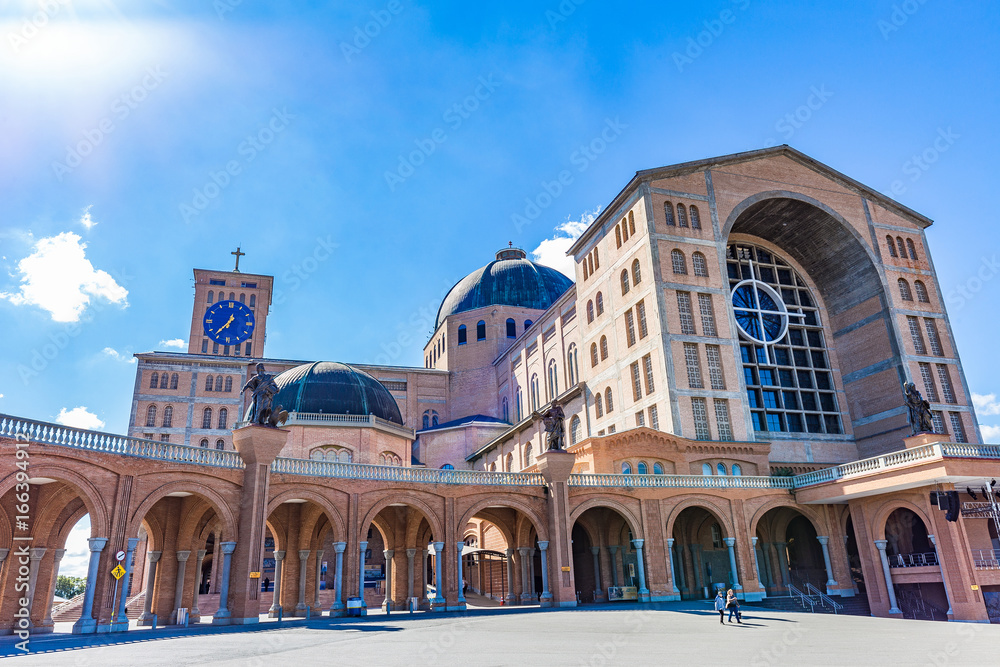Basilica of the National shrine of our lady of Aparecida in Brazil ...