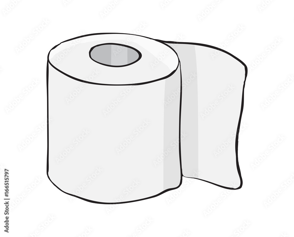 toilet paper roll vector symbol icon design. Beautiful illustration ...