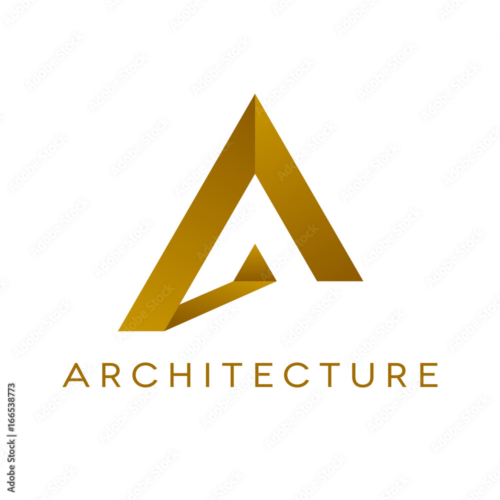 Architrcture logo design, isolated vector illustration Stock Vector ...