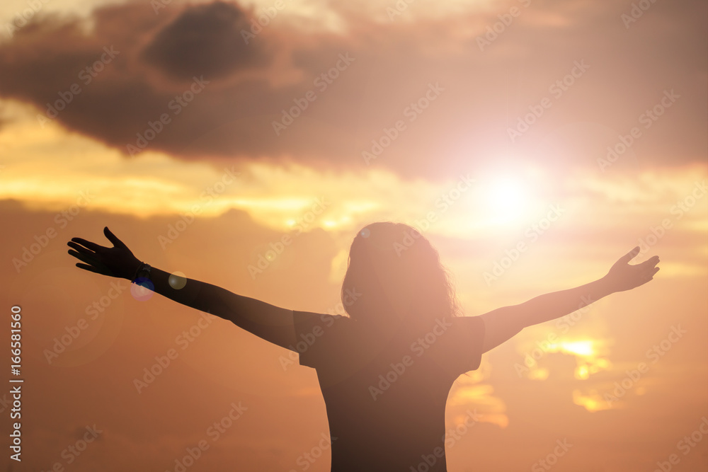 Raised Hands In Prayer