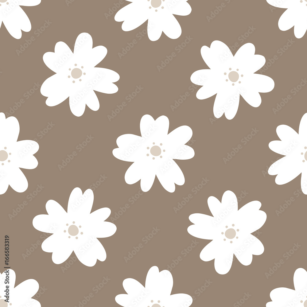Background Brown Flowers