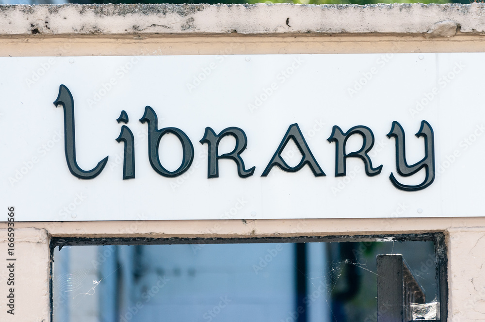Poster A sign for an Irish Library – Tableau | Europosters