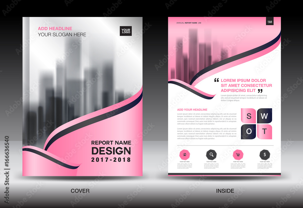 Pink Report Covers