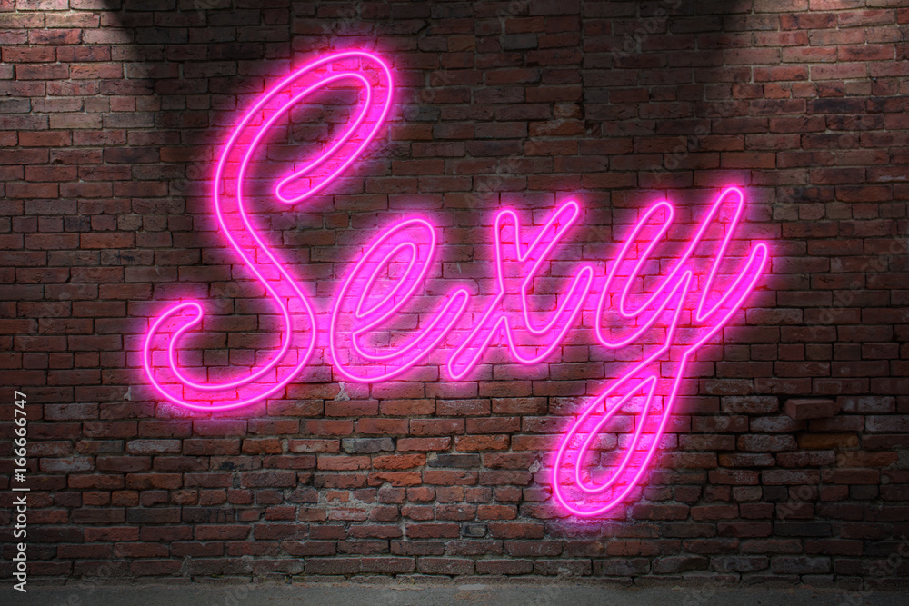 Sexy Neon Stock Illustration Adobe Stock