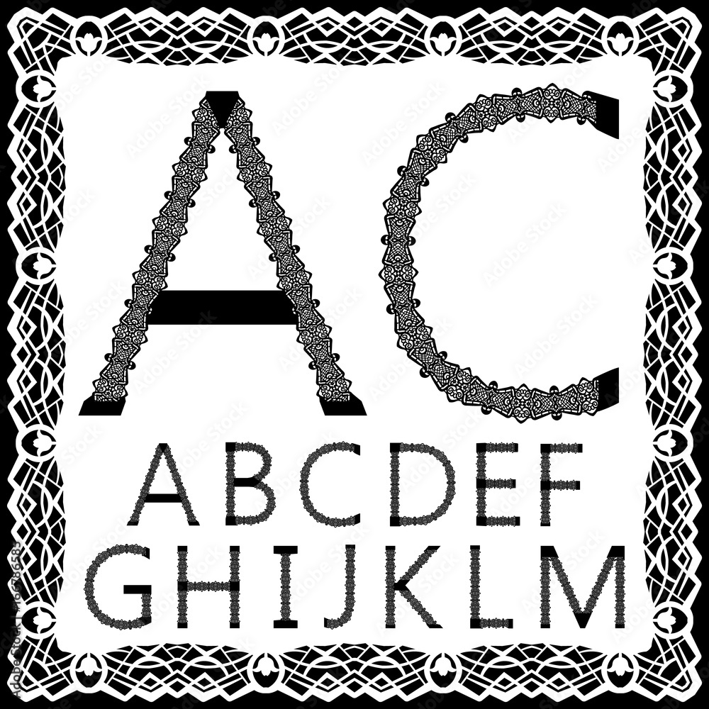 Templates for cutting out letters. Full English alphabet. May be used ...