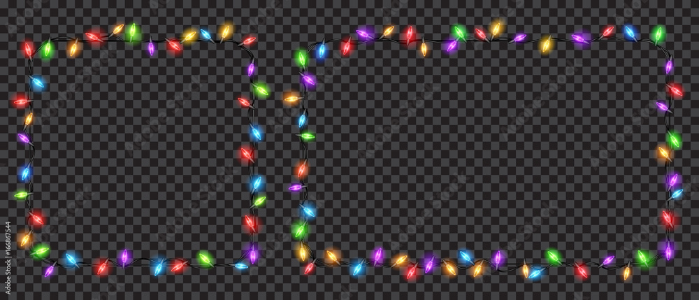 Christmas translucent fairy lights square and rectangle shaped ...