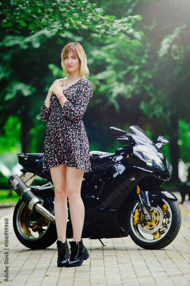 Sports Bike Model Girl