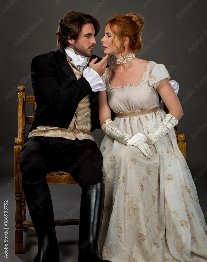 Regency Couple Stock-Foto | Adobe Stock