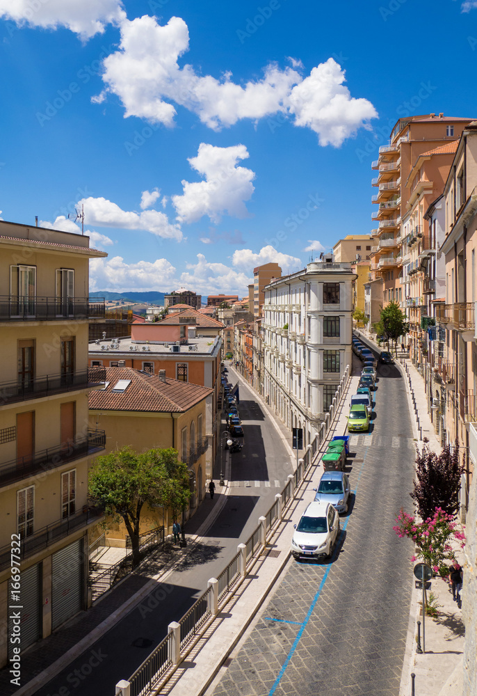 POTENZA, ITALY - The capital of Basilicata region, southern Italy, city ...