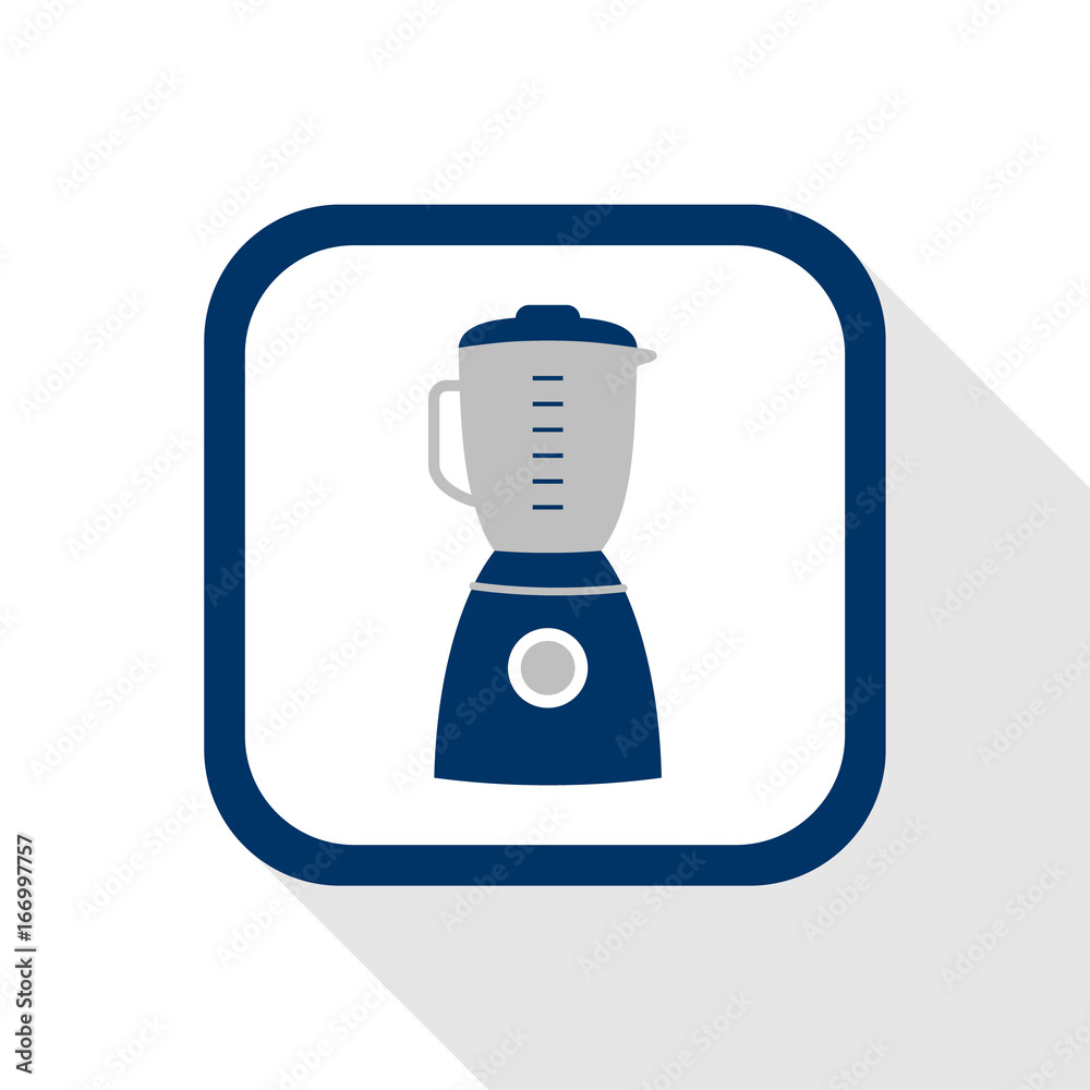 vector square dark blue icon home appliance with rounded corners and ...