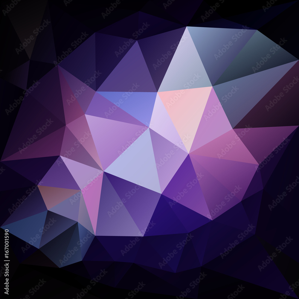 Vector Abstract Irregular Polygon Background With A Triangle Pattern In