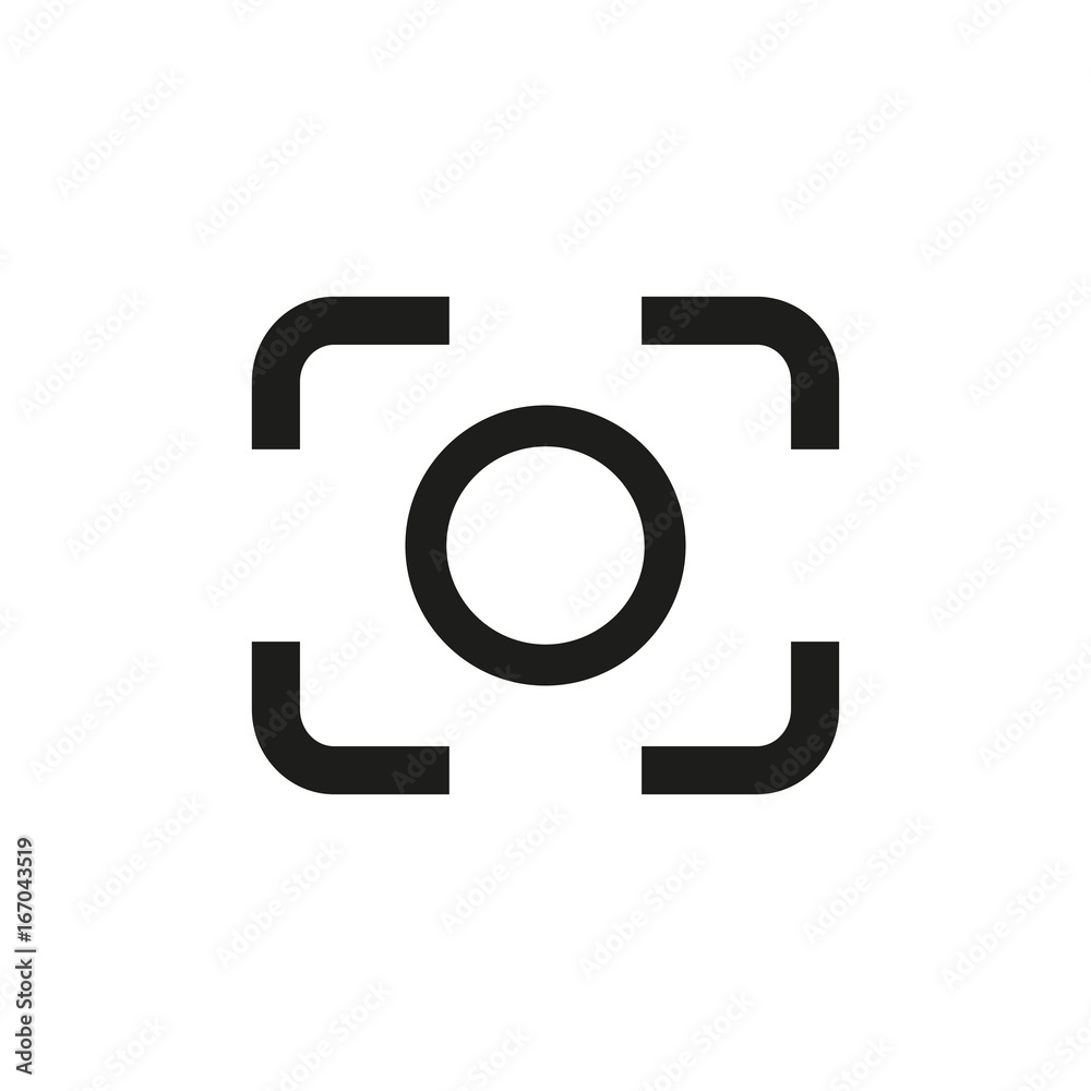 Focus symbol simple icon Stock Vector | Adobe Stock