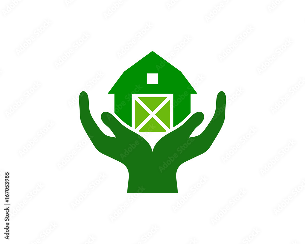 Farm Care Icon Logo Design Element Stock Vector | Adobe Stock