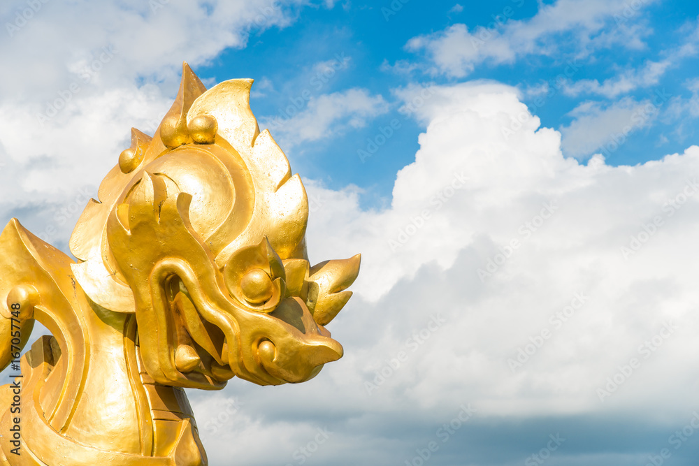 Singha statue at Singha park (Boonrawd farm) in Chiang Rai province of ...