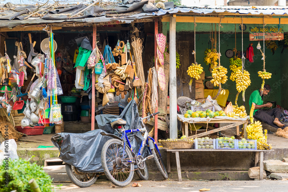 Dutch Market with all kinds of vegetables and tropical fruits in the ...