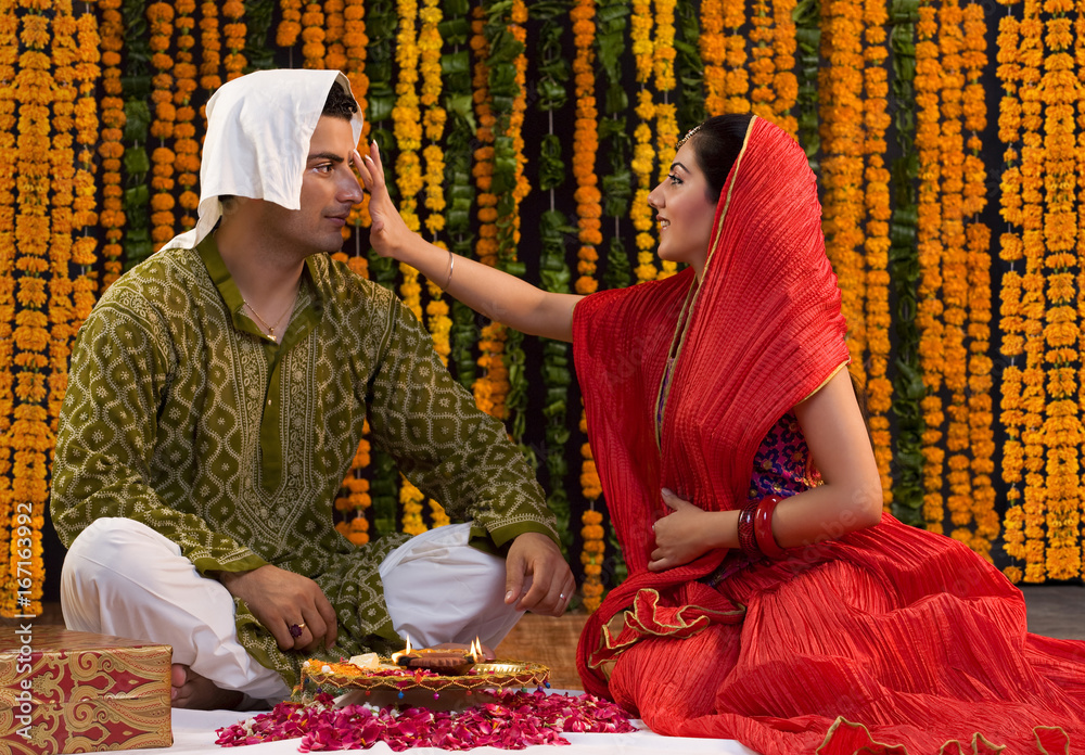 Applying a tika Stock Photo | Adobe Stock