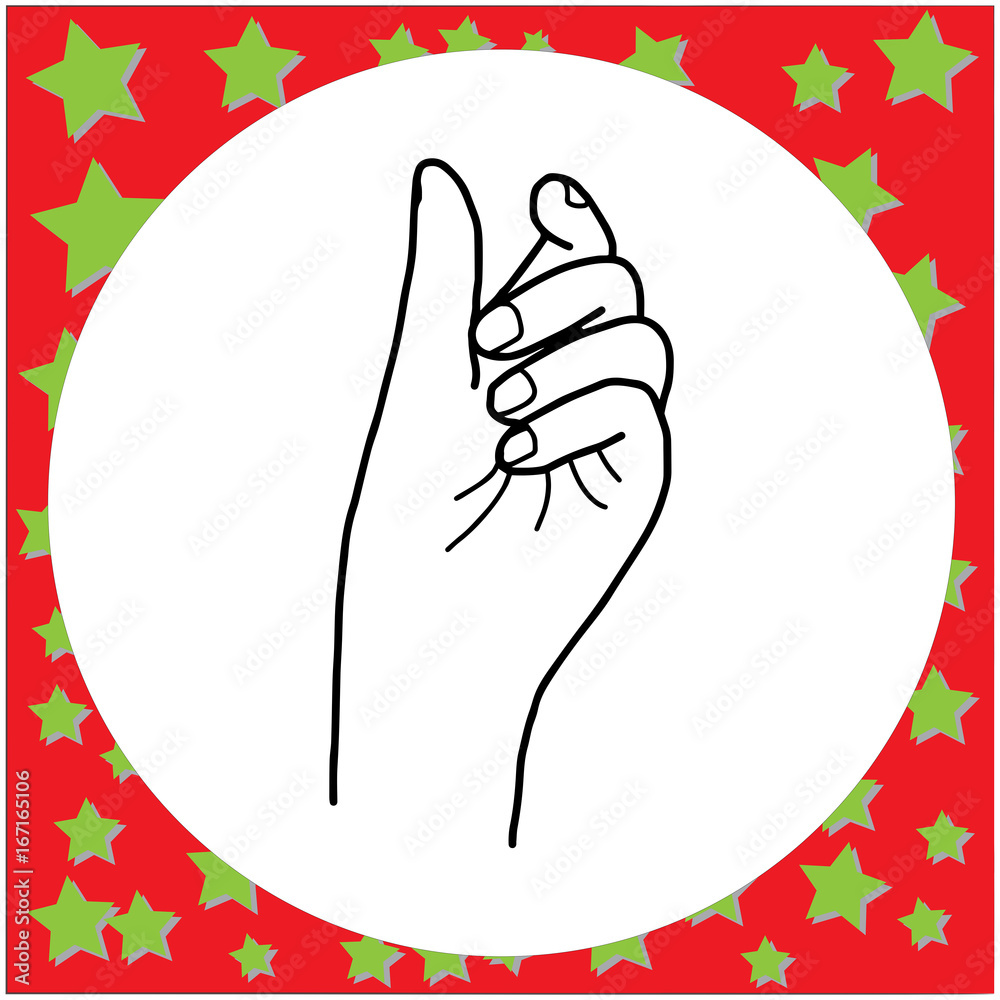 vector illustration female hands holding or picking up isolated on ...