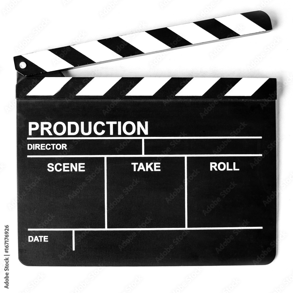 The Clapper board Stock Photo | Adobe Stock