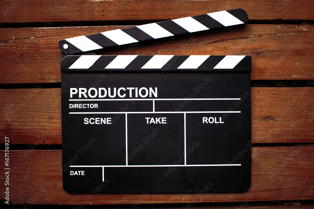 The Clapper board Stock Photo | Adobe Stock