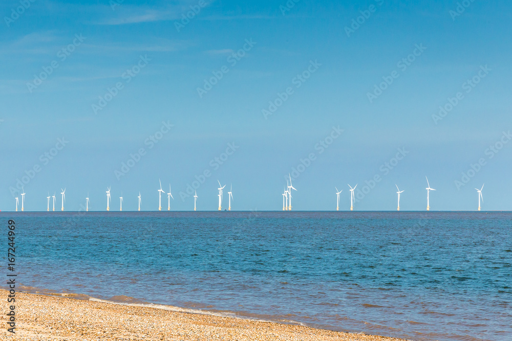 UK Offshore Wind Farm Stock Photo | Adobe Stock