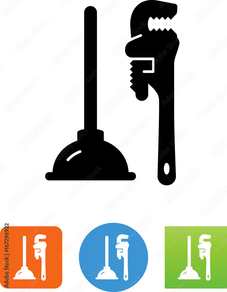 Plumber Tools Vector