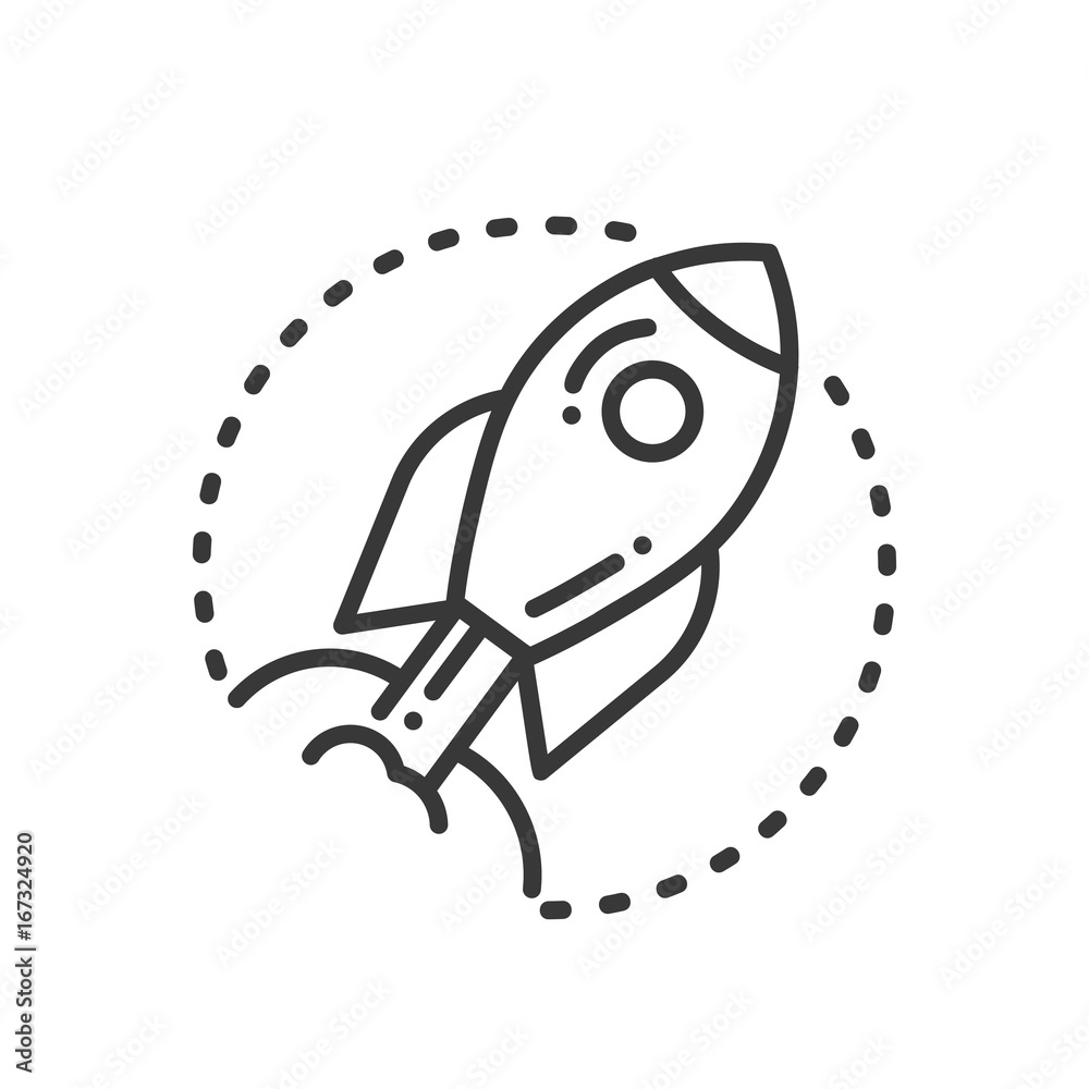 Project Execution - modern single vector line design icon. Stock Vector ... Project Execution - modern single vector line design icon. Stock Vector ...