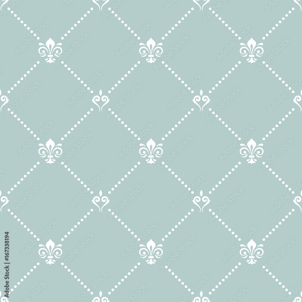 Light Blue Vintage Pattern