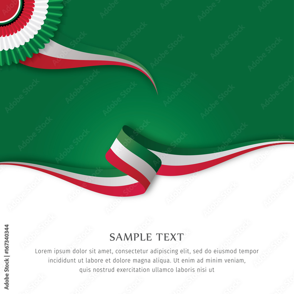 Abstract color background Italian flag vector. Background Italian flag ...