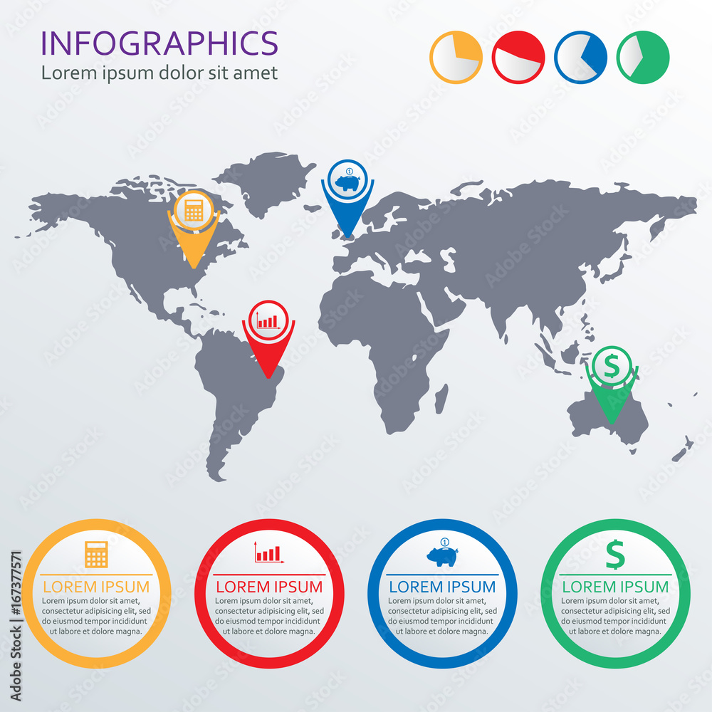 Infographic Map Design