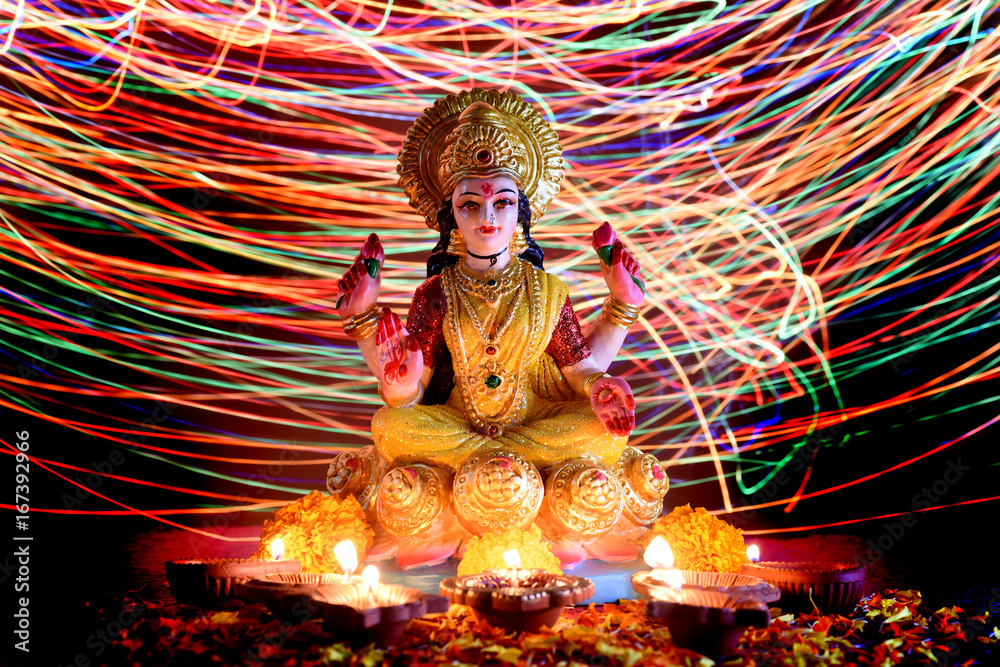 Fotografia do Stock: Lakshmi - Hindu goddess ,Goddess Lakshmi. Goddess ...