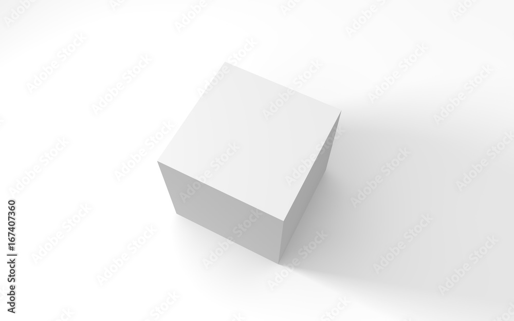 3d render of white object on a background Illustration Stock | Adobe Stock