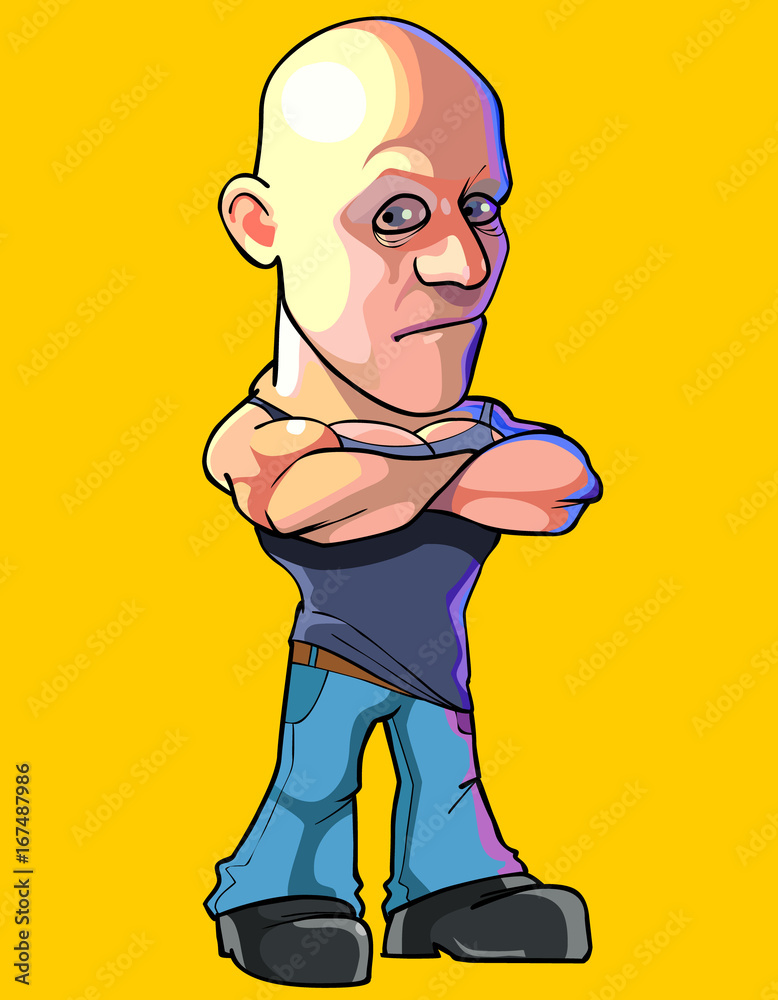 Serious Person Cartoon