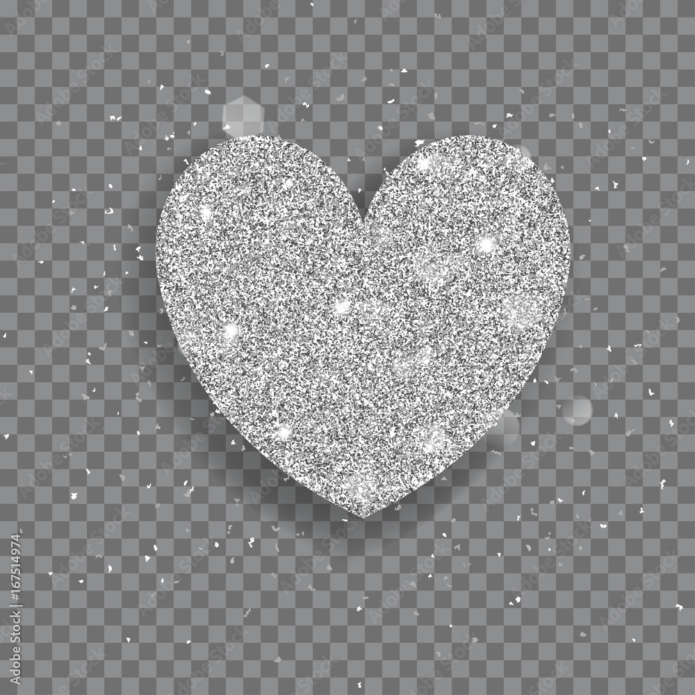 Big shiny heart Stock Vector | Adobe Stock
