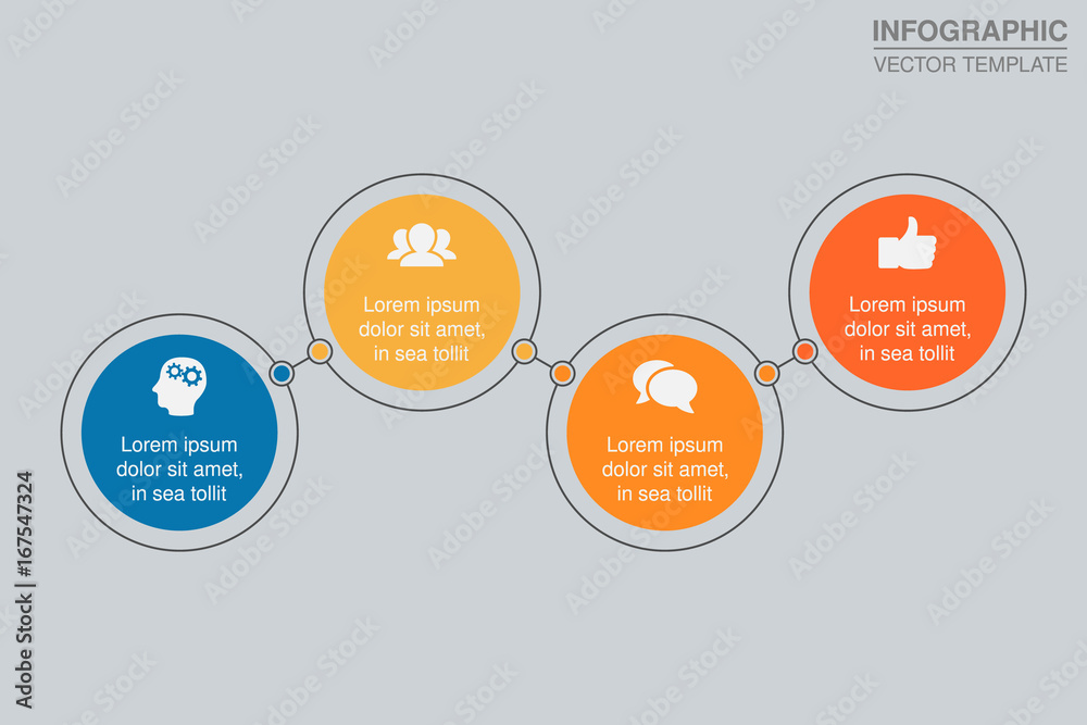 Vector infographic template for diagram, graph, presentation, chart ...