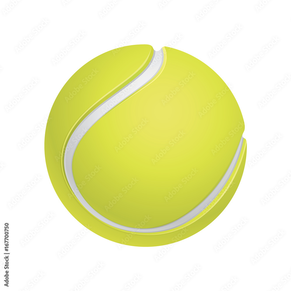 Tennis Ball Stock Vector | Adobe Stock