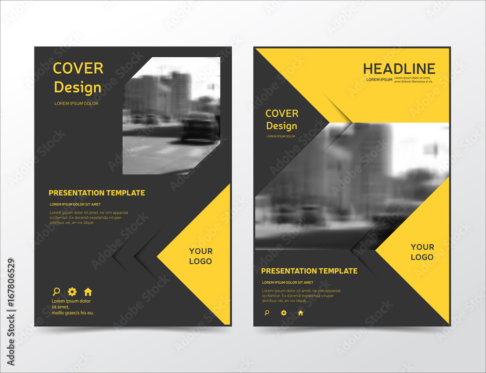 Blank Magazine Cover Design