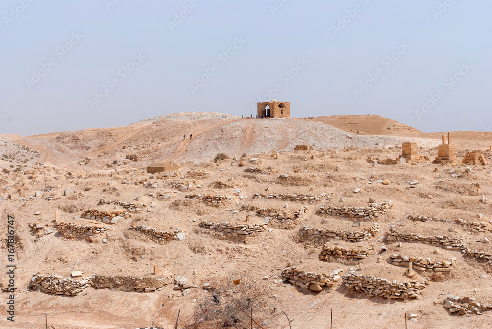 Nabi Musa site and mosque at Judean desert Stock Photo | Adobe Stock
