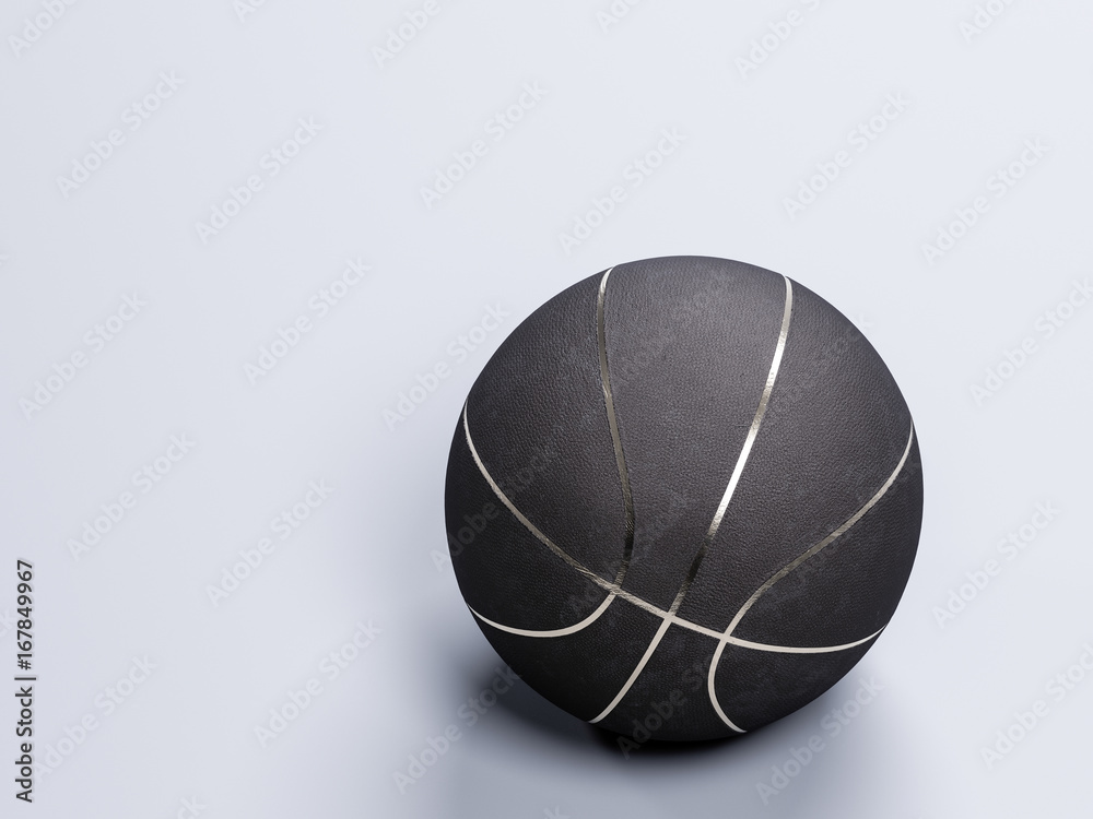 Metalic Basketball close-up on studio background Stock Photo | Adobe Stock