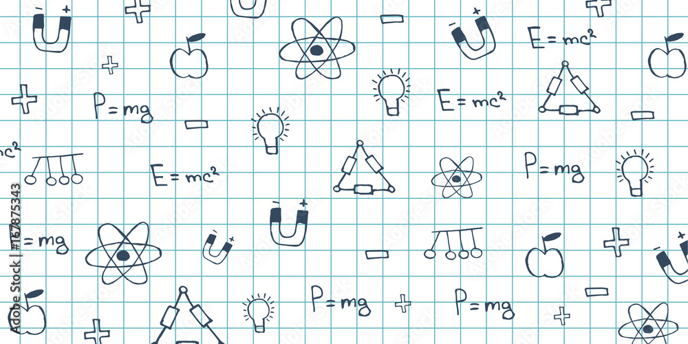 Physics subject. Back to School background. Education banner. Stock ...