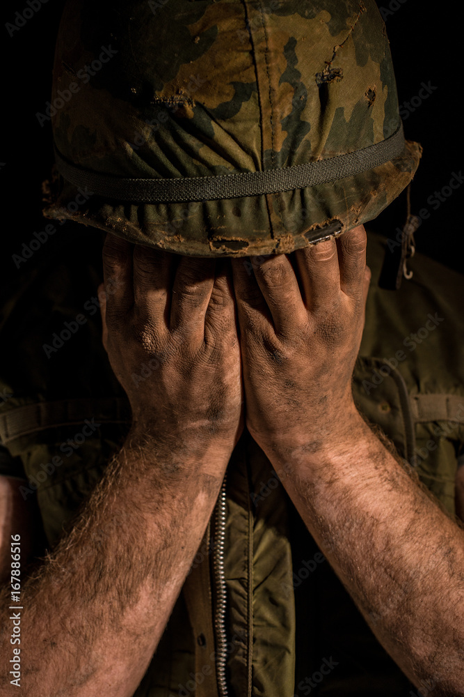 Vietnam War Soldiers Crying